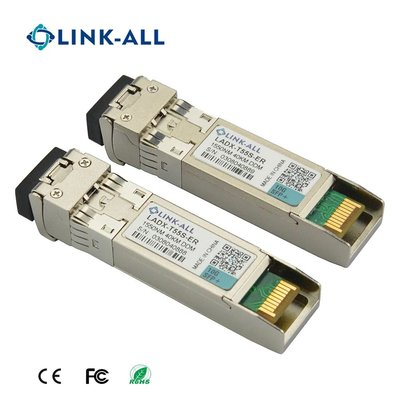 Good Wavelength 1550nm 10G SFP+ SM LC Port Fiber Optical Transceiver