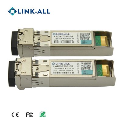 Good Wavelength 1550nm 10G SFP+ SM LC Port Fiber Optical Transceiver