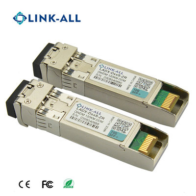 Long Distance 10G DWDM 100KM 100GHz C-Band Optical Transceiver