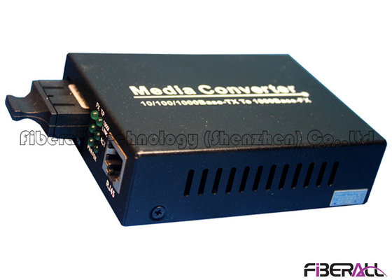 China Gigabit Fiber Ethernet Media Converter , Duplex SC Media Converter 1310nm supplier
