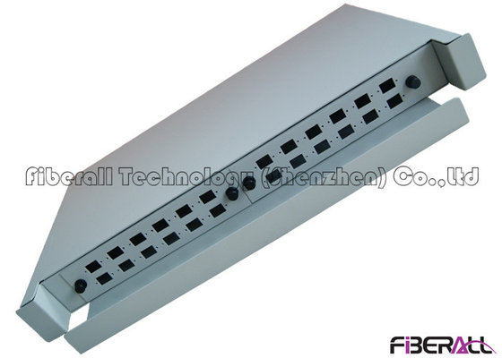 Fiber Optic Rack Mount Patch Panels , 1U Fiber Patch Panel Customized Pigtail supplier