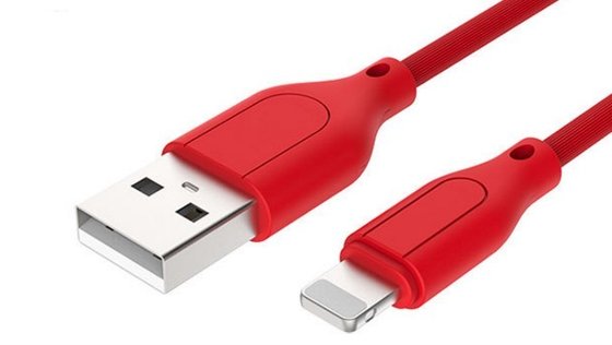 Fast Charging USB Power Cable Copper Wire Cores IPhone 6 7 / IPad 2.1A Application