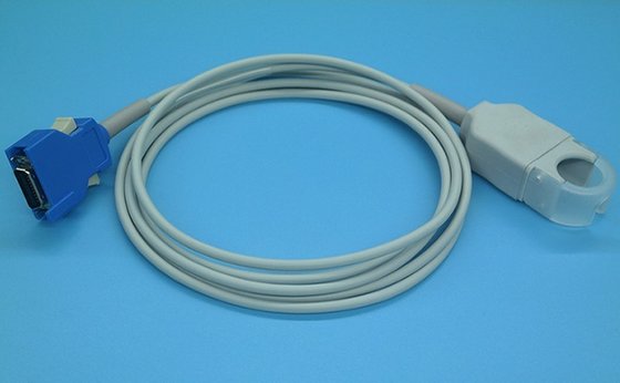 Nihon Kohden Spo2 Extension Cable 8ft Length Rectangle 14p Conector TL-201T