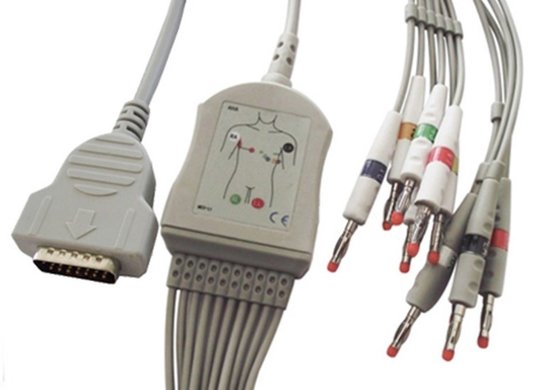 One Piece EKG ECG Lead Wires 3.5m Length GE Marquette For MAC500 MAC1100