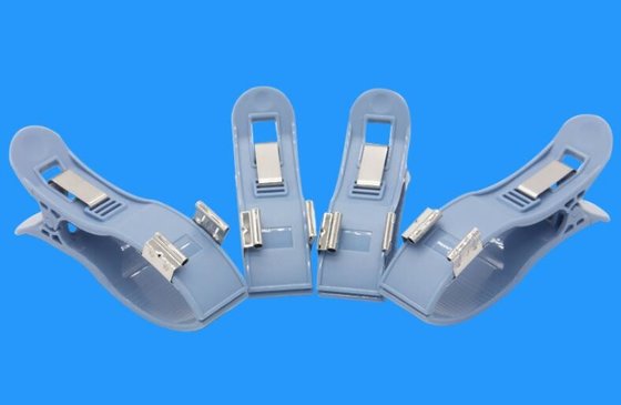Adult / Pediatric Limb Clamp Ecg Electrode Clips Nihon Kohden Plastic / Metal Material