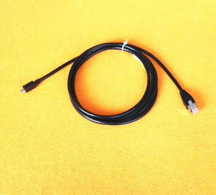 5.0mm Foil Shield Cable 2 Pair Drain Ground Micro B Usb To Rj45 10 Pin