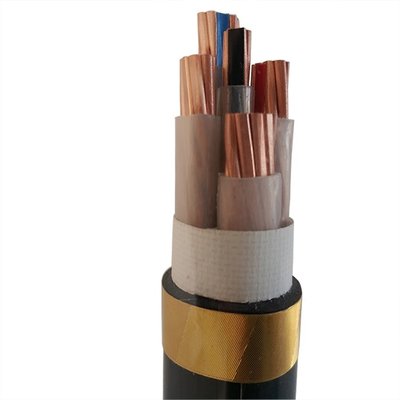 Metallic Xlpe Armoured Cable Bare Copper Conductor With Pvc Compound Sheath