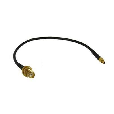 Low Loss Coaxial Rf Jumper Cable 50ohm Mmcx Male Straight To Sma Female Rg174