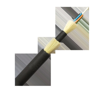 Self Support Aerial Adss Fiber Optic Cable High Speed With High Fibre Density