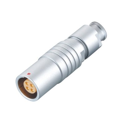 Industrial Female Gender Push Pull Connector Esg Brass With Gold Plated