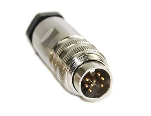 8pin Din Aisg Connector M16 Circular Electrical Connectors Straight Plug