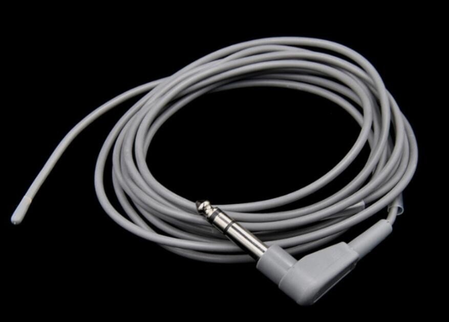 2 Pin 10K Medical Temperature Probe , Esophgeal Temp Probe Creative Monitor Compatible
