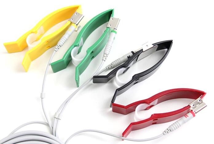 Limb Clamp Reusable ECG Electrodes Clips Banana 4.0 / Din 3.0 Hole 3 Months Warranty