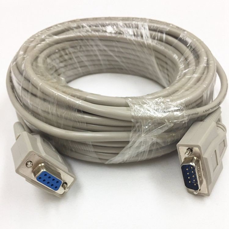 Extension Rs232 Serial Cable 25ft Db9 Male To Female Length 1 To 100m