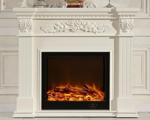 Rv-Schlafzimmer-Weinlese-festes Holz-elektrischer Kamin Energiesparend