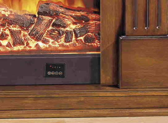 Rv-Dekor-Flammen-Edelstahl-europäische elektrische Kamin-Fernbedienung