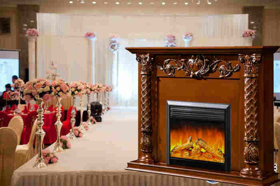 Dekorative gefälschte Flammen-europäischer elektrischer Kamin-Heizungs-Einsatz für Wohnung