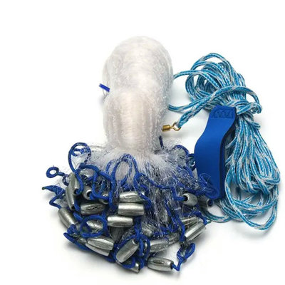 Outdoor Hand Throw Fishing Net Casting Easy Fishing Bait Catch Netting Cast Mesh