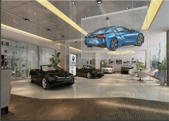 Transparent LED Curtain Display Commercial Advertising Die Casting Aluminum Frame