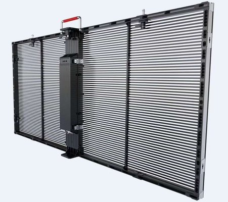 Indoor Outdoor Transparent LED Screen / Transparent LED Curtain Display