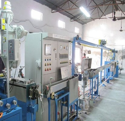 Single Layer Wire Extruder Machine Teflon Cable Manufacturing Equipment supplier