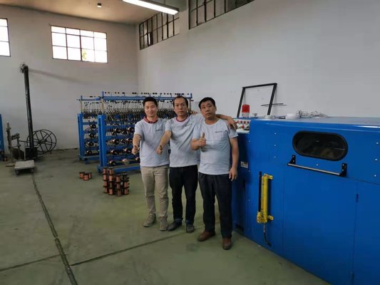 Energy Efficiency Wire Twisting Machine Sweden Bearing  , Finished Wire Range 19-32AWG supplier