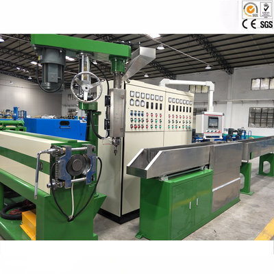 High Capacity Wire And Cable Machinery / Power Cable Jacket Extrusion Line supplier