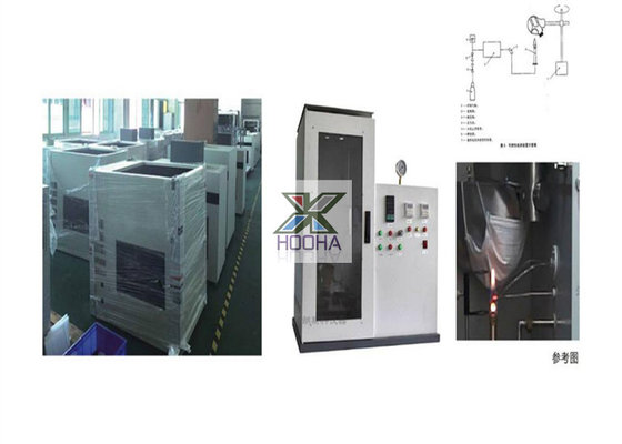 Mask Flame Retardant Tester Light Weight With CE ISO Flame Height 40 ± 4mm supplier