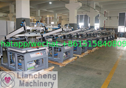 LC4060/6080/6090 Flat Bed Microcomputer automatic label screen printing press plane paper，plastic, glass ceramics
