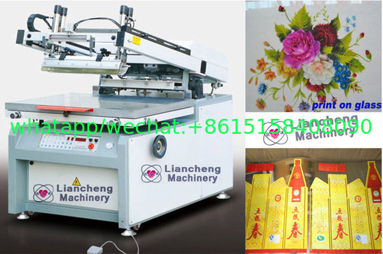 LC4060/6080/6090 Flat Bed Microcomputer home screen printing machine plane paper，plastic, glass ceramics