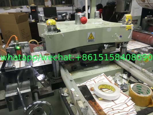 Label Roll Die Cutter Machine with Lamination + Hot Stamping Flat-Bed Die Cutter Machine with Laminaiton+Punching