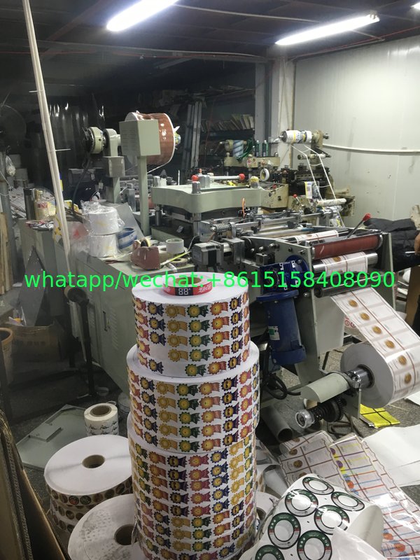 Automatic Label Rolls Die Cutting Machine Sticker Roll Die Cut Machinery China Supplier Label Stickers Die Cutting