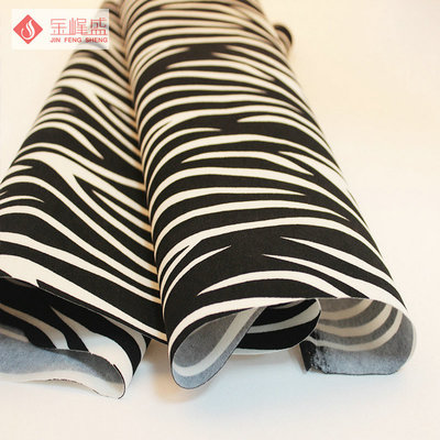 Contemporary Upholstery Stripe Polyester Non Woven Fabric For Gift Box Lining