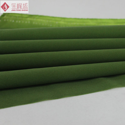 TC / Nylon / Polyester Flocked Fabric Plain Velvet for Pouches Material