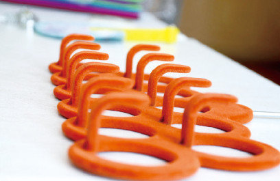 Beautiful Purple / Orange Belt And Tie Rack Hanger Velvet Flocked Hangers
