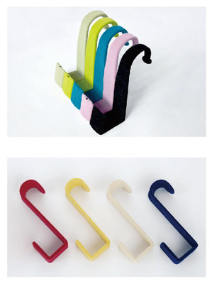 Colored Sweater / T-Shirt Velvet Hooks Decorative Over The Door Hooks