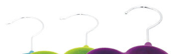 Recycled Stocking / Turban Colored Clothes Hangers 246*348*2mm