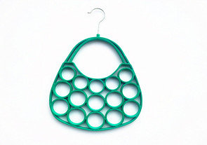 Stylish Basket Velvet Scarf Hanger , Lightweight Belt / Neck Tie Hanger