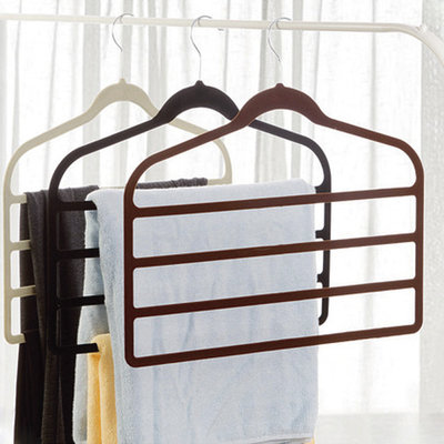 Wardrobe Green / Blue Multiple Clothes Hangers For Trousers / Stocking / Pants