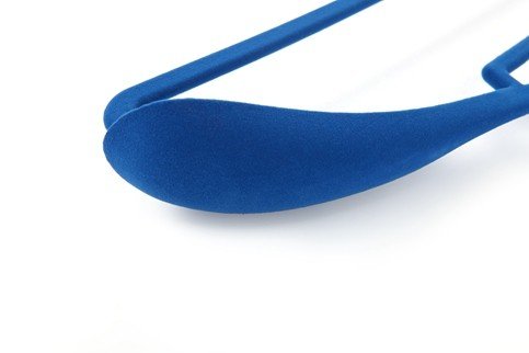 Professional Durable Non Slip Coat Hangers Velvet Touch For Suites / Sweater