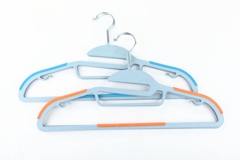 Indoor Colored Velvet Flocked Hangers Childrens / Babies Clothes Hangers