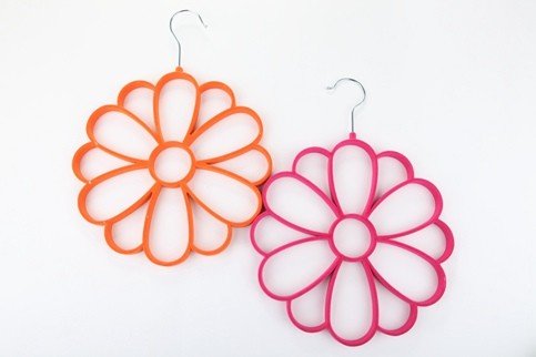 Colorful Flower Velvet Scarf Hanger For Hanging Necklace / Stocking 246*348* 2mm