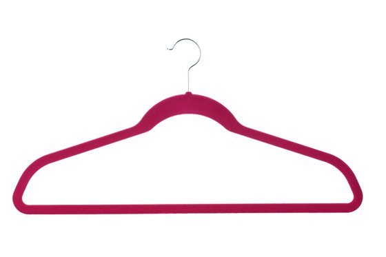 Home / Hotel Closet Velvet Flocked Hangers Non Slip Trouser / Suit Hangers