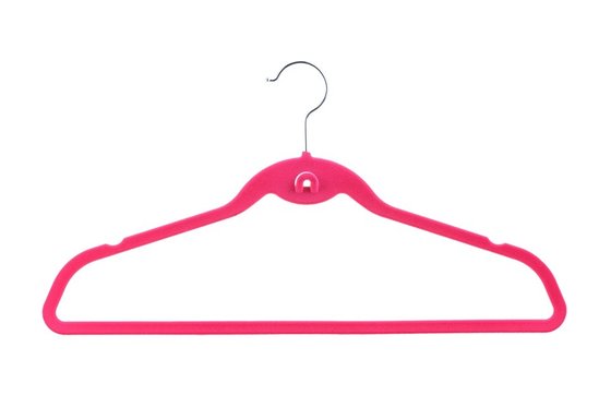 Stylish No Slip Velvet Suit Hangers , Casual Clothes / Motorcycle Jacket Hanger