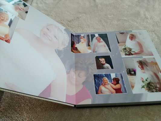 Memorias privadas de la familia que se casan el álbum de foto 10 x 10 con las páginas internas de 0.5m m
