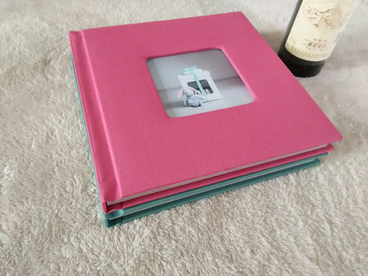 Flush Mount Fabric Covered Photo Album , Flexible Waterproof Photo Album Book