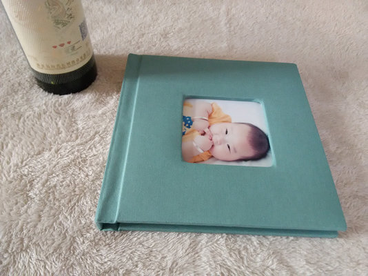 Professional Cyan Pregnancy / 1st Birthday Photo Album 12 x 18