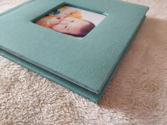 Professional 10 x 14 Kodak PVC Fabric Covered Photo Album Blue Waterproof