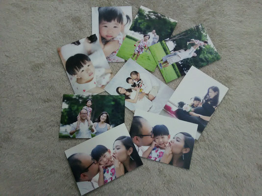 Unique Artwork 8x11 Pregnancy Anniversary Photo Album Flush Mount Recycled Paper