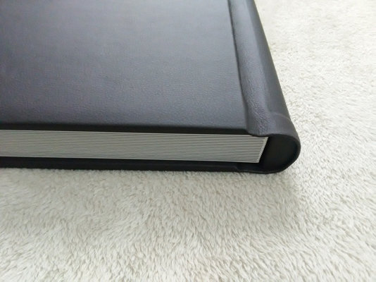 Business 14x14 Custom Flush Mount Album With Window Round Spine